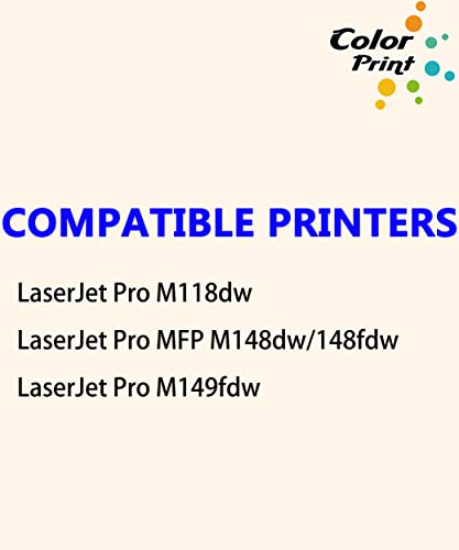 Color Print Compatible 94X Toner Cartridge 94A Replacement for HP CF294X CF294A 294X 294A Used for Laser Jet Pro MFP M148fdw M148dw M118dw M118 M148 M149 148dw 148fdw 118dw Printer (5-Pack, Black)