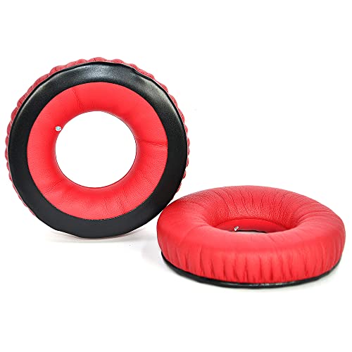 Ear Pads Compatible with Sennheiser HD25 HD25-II HD25SP HD25SP-II Limited 75th Anniversary Edition Headphones Earpads Ear Cushion Repair Parts Red Color