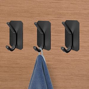 VAEHOLD Self Adhesive Hooks Heavy Duty, Waterproof Wall Hook, Nails Free Shower Sticky Wall Hooks for Towel Robe Hat Key Utensils Kitchen Bathroom - 6 Packs