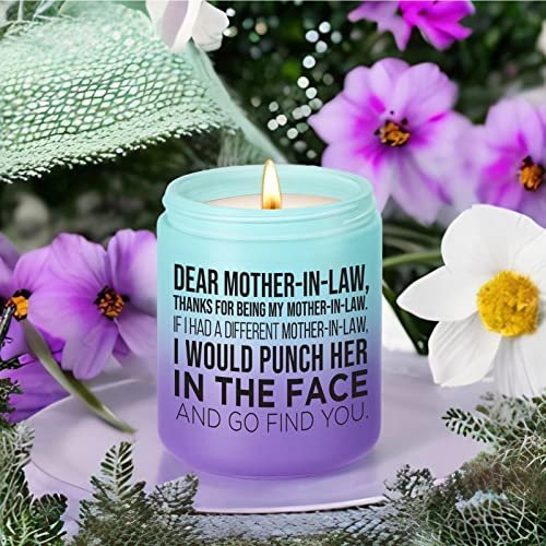 GSPY Gifts for Mother in Law, Mother in Law Candle, Mother in Law Gifts, Mother in Law Gifts from Daughter in Law, Mother in Law Birthday Gifts, Mother in Law Wedding Gift from Bride - Candles