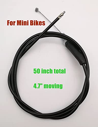 YAMAKATO 50 Inch Mini Bike Throttle Cable for Predator 212 CT200U Baja MB165 196cc MB200 200 cc Heat Warrior MOTOVOX MBX10 MBX11 GX160 GX200 Pit Dirt Bike Parts