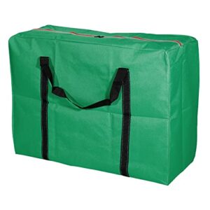 patikil closet storage bags, 80l capacity large waterproof moving storage bag totes with strong handles for home camping, green