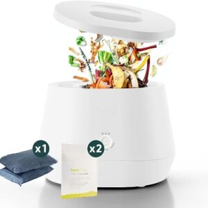 Lomi | World's First Smart Waste Electric Kitchen Composter | Turn Waste into Natural Fertilizer with a Single Button with Lomi Classic, The Smart Waste™ Electric Kitchen composter (Lomi Bundle)