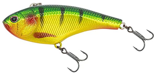 Nomad Design Swimtrex Lipless Vibration Fishing Lure with Patented Autotune System - Realistic Baitfish Action, Enticing Movement, 72 SNK FR 2-3/4" - 3/4oz, Perch