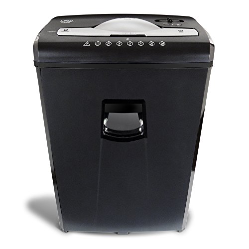 Aurora High-Security 6-Sheet Micro-Cut Paper Credit Card Shredder