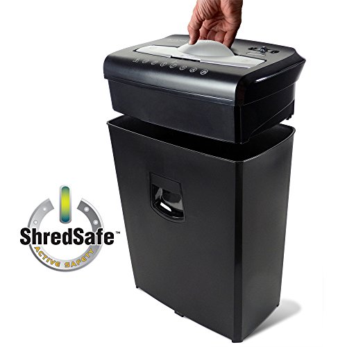 Aurora High-Security 6-Sheet Micro-Cut Paper Credit Card Shredder