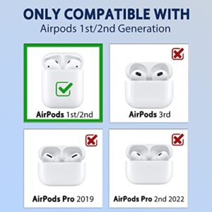 Besoar for AirPods 2/1 Case Cartoon Cute Kawaii Cases for Apple AirPod Air Pods Design Character Anime Fashion IMD Cover Cool Unique Funny Fun Soft Coves for Girls Girly Boys for AirPod 1&2(Alisi)