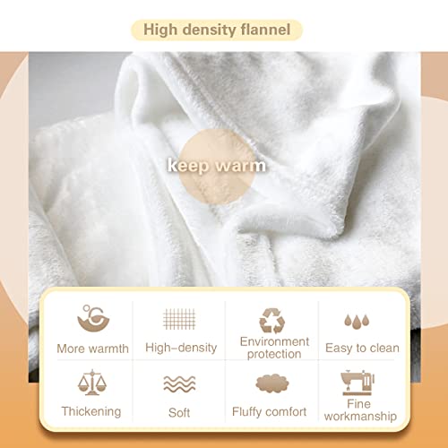 HUGDIY Giraffe Fleece Throw Blanket 43"x56", Soft Cozy Blanket, Lightweight Fuzzy Fluffy Plush Blanket for Bed Sofa Travel