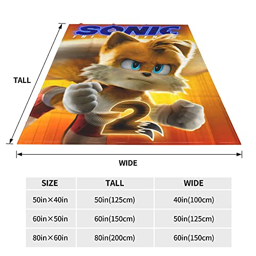 Annkoifu 40"X50" 3D Printing Throw Blanket Cartoon Personalized Print Blanket Cozy Soft Blanket Provide Warm