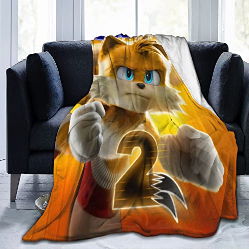 Annkoifu 40"X50" 3D Printing Throw Blanket Cartoon Personalized Print Blanket Cozy Soft Blanket Provide Warm