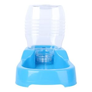 mipcase dog water feeder, dog water dispenser large, automatic pet food water dispenser plastic food feeding bowls for dogs cats (blue)