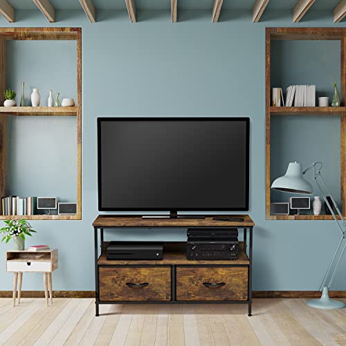 Sorbus TV Stand Dresser with 2 Drawers - Television Riser Chest with Storage - Bedroom, Living Room, Closet, & Dorm Furniture