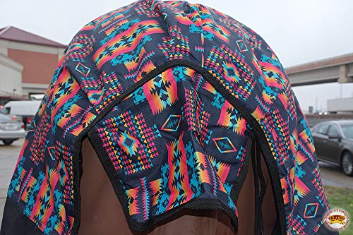 HILASON 1200D Ripstop Waterproof Turnout Winter Horse Blanket Neck Cover - 72 Inches | Horse Blanket | Horse Blankets for Winter Waterproof | Horse Turnout Blanket | Horse Turnout