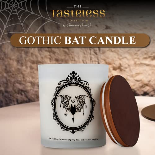 Halloween Candles Bat Decor – Spooky Home Decor Gothic Candles, Cute Halloween Bathroom Decor and Indoor Decorations, Room and Office Desk Decor, Witchy Gifts and Witch Candles, Scented Candle