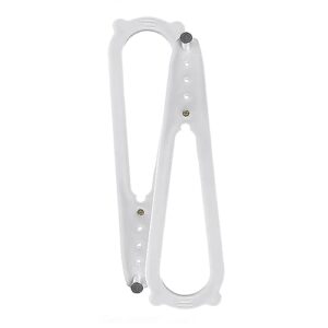 2pcs cat door holder latch, white cat door alternative installs fast flex latch strap, stronger flex door stopper alternative installs fast flex latch strap,4.5 inch thick no measuring extra easy