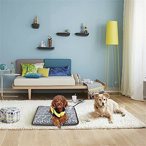 HONCENMAX Pet Heating Pad, Puppy Blanket Bed, Dog Cat Electric Heating Pad Waterproof Warmer Mat for Small Medium Pet Cats Dogs, 45x45cm