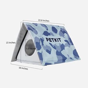 PETKIT Shelter Dome Max Pet Tent Bed for Cats/Dogs, Outdoor Waterproof Cats Sleeping Tent Cave, Courtyard Cat Puppy House Rainproof