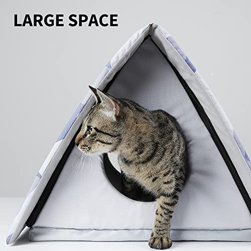 PETKIT Shelter Dome Max Pet Tent Bed for Cats/Dogs, Outdoor Waterproof Cats Sleeping Tent Cave, Courtyard Cat Puppy House Rainproof