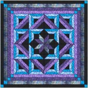 twilight lap pre-cut quilt kit/ 50" x 50" finished size