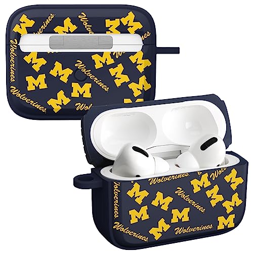 AFFINITY BANDS Michigan Wolverines HDX Case Cover Compatible with Apple AirPods Pro 1 & 2 (Select)