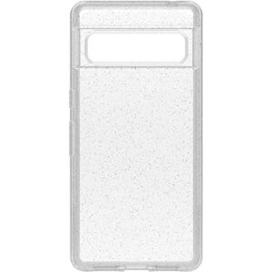 otterbox google pixel 7 pro symmetry series case - stardust, ultra-sleek, wireless charging compatible, raised edges protect camera & screen