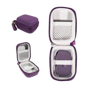 alltravel earbuds case for jbl vibe 100 tws – true wireless in- ear headphones (purple)