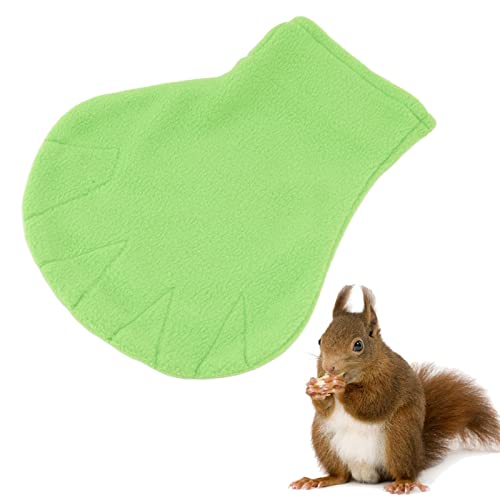 Zerodis Small Animals Calming Glove,Sugar Gliders Comfy Bonding Mitt Anti Bite Pet Handling Glove Grooming Bite Proof Protection Supplies for Hedgehogs Rats Hamsters (Green)