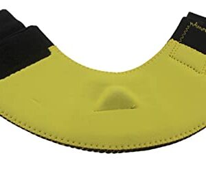 Abetta Pro Neoprene No Turn Bell Boots Chartreuse Size Medium Horse Tack