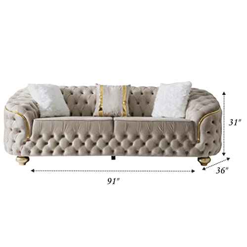 BEYAN Bursa Sofas, Cream