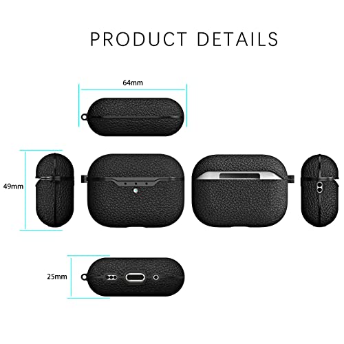 GMYLE Case Compatible with AirPods Pro 2 2nd Generation 2022, Cutouts on Side for Lanyard, Shock-Absorbing Protective Earbuds Cover