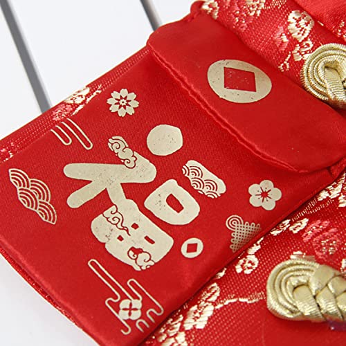 2pcs Year Small Costume Joyous Up Clothes Envelope L Dog Funny New Dogs Decorative Red Cosplay Size Cat Delicate Cape Comfortable Cloak Style Pet Dress Dynasty Pets Chinese