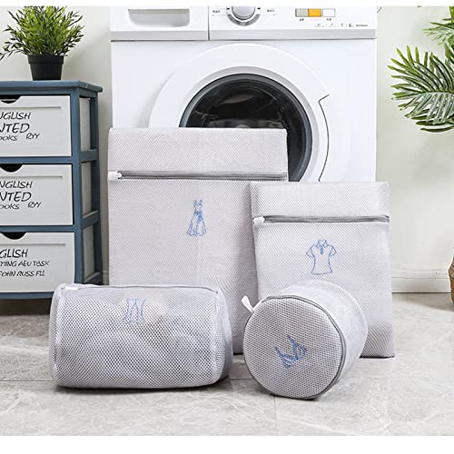 TFCFL 6 Pack Laundry Wash Bag Durable Mesh Wash Laundry Bag Blouse Hosiery Stocking