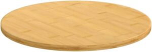 golinpeilo replacement table top, bamboo round table top for coffee table end side table bistro dining room table, Ø11.8"x0.6" bamboo