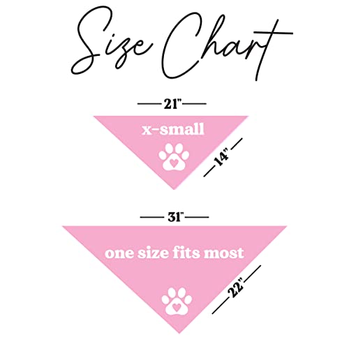 Big Sister (B&W) Baby Announcement Dog Bandana (Baby Pink, OS 895)