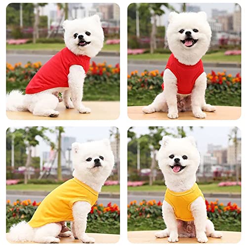 Doggie Party Shirt Comfy Soft Tops Dog Cosplay Clothes Small Dogs Apparels Christmas Costumes for Pets Puppy T Shirt A2-Red 5XL