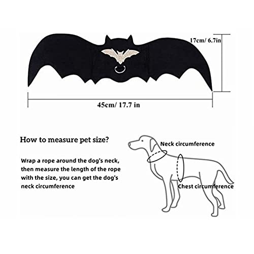 Pet Costume Halloween Bat Wings Cosplay Dogs and Cats Apparel Outfits Funny Cool Outfits Pet Supplies for Cat Puppy