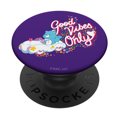 Care Bears 40th Anniversary Good Vibes Only Bedtime Bear PopSockets Standard PopGrip