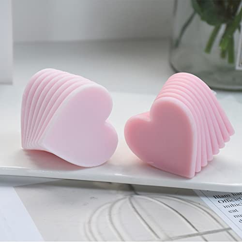 Amikadom #0oG90k Love Rotary Superposition Candle Silicone Dislocation Decoration DIY Korean Handmade Creative Cake Decoration