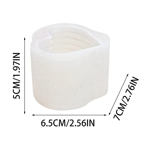 Amikadom #0oG90k Love Rotary Superposition Candle Silicone Dislocation Decoration DIY Korean Handmade Creative Cake Decoration