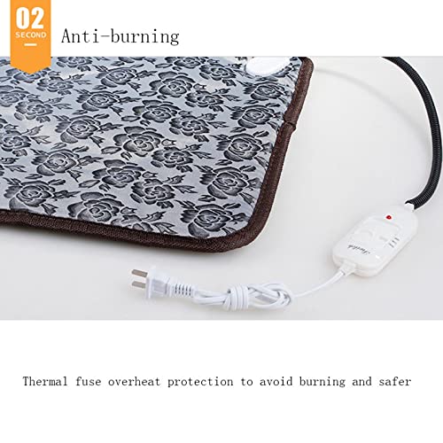 NA# 2Pcs Pet Electric Blanket Heating Soft Pad Three Gears Adjustable Temperature Electric Warmer Blanket Dog Cat Pad Waterproof Bite-Resistant Wire Mat with 1 Spray Care Cleaner