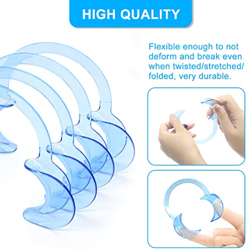 Cheek Retractor Dental Mouth Opener: 30 Pieces BVN Autoclavable Mouth Opener for Teeth Whitening, Mouth Guard Retractor, Smile Stretcher, Dental Retractor, Mouth Widener, Mouth Prop for Photography