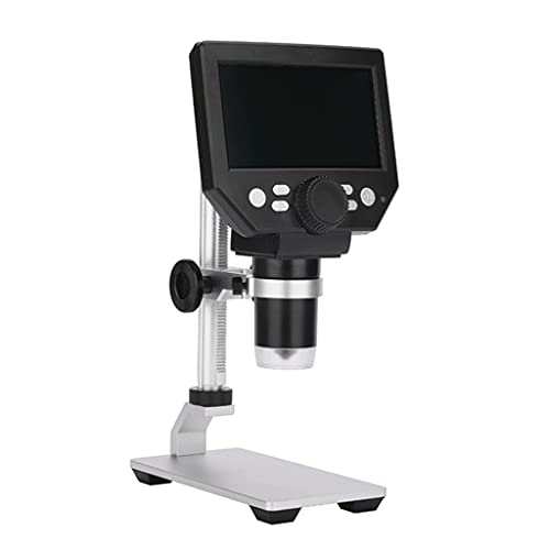 LXXSH Electronic USB Microscope 1-1000X Digital Soldering Video Microscopes 4.3" LCD Magnifying Camera Metal Stand Magnifier