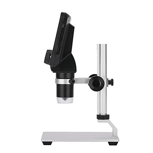 LXXSH Electronic USB Microscope 1-1000X Digital Soldering Video Microscopes 4.3" LCD Magnifying Camera Metal Stand Magnifier