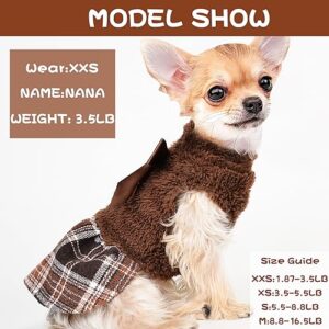 Small Dog Sweater Dog Clothes for Small Dogs Girl Kitten Clothes Cat Sweater XXS Dog Clothes Puppy Clothes for Small Dogs Boy Puppy Clothes Extra Small Dog Clothes (Small)