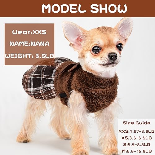 Small Dog Sweater Dog Clothes for Small Dogs Girl Kitten Clothes Cat Sweater XXS Dog Clothes Puppy Clothes for Small Dogs Boy Puppy Clothes Extra Small Dog Clothes (Small)