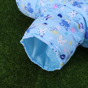 Guinea Pig Tunnel 3 Way Pet Tunnels Pet Animal for Playing Toy Pig with Guinea Cats Tubes Cartoon Rabbits Printed Animal Tunnel