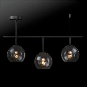 Globe Electric Mika 3-Light Track Lighting, Matte Black, Bulb Not Included