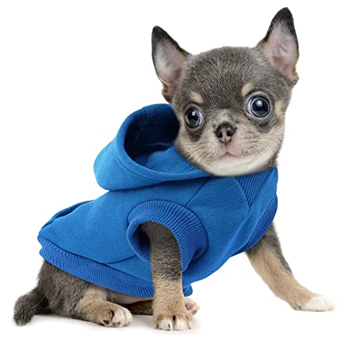 𝐍𝐄𝐖 𝐀𝐑𝐑𝐈𝐕𝐀𝐋 Frienperro Dog Clothes for Small Dogs Girl Boy, 100% Cotton Small Dog Hoodie, Chihuahua Clothes Pet Cat Winter Warm Sweatshirt Sweater, Teacup Yorkie Puppy Clothing Coat Costume