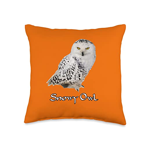 Snowy Owl Tees Snowy Owl Throw Pillow, 16x16, Multicolor