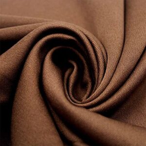 texco inc polyester interlock lining 2 way stretch/decoration, apparel, home/diy fabric, coco d 1 yard